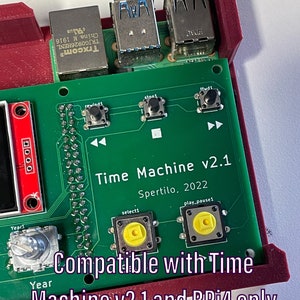 3D Printed Case for Grateful Dead Time Machine- Rpi4 and Time Machine ...