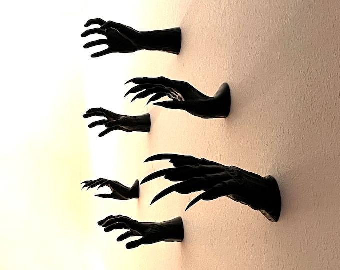 Creepy Reaching Hands Wall Decor Spooky Scary Wall Decoration Addam's ...