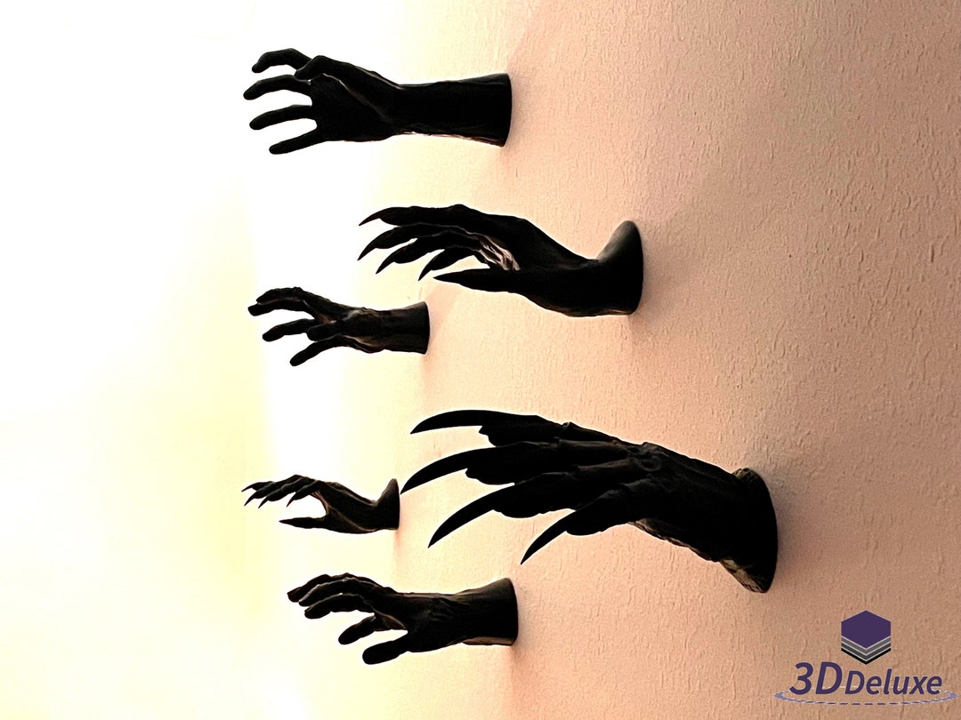 Halloween Hand Decor | Wall Mountable Scary Decor for Your Living Room ...