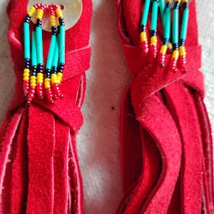 Native American Braid Wraps for Hair Dress and Pow Wow Regaillia ...