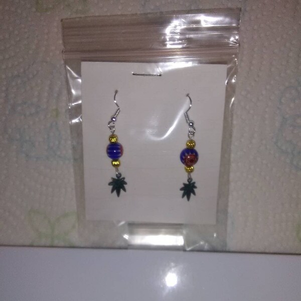 Marijuana Glass Beads - Etsy