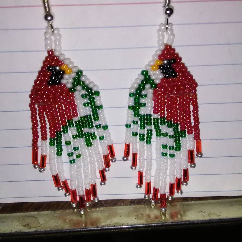 Cardinal Bead - Etsy