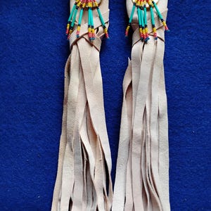 Native American Braid Wraps for Hair Dress and Pow Wow Regaillia ...