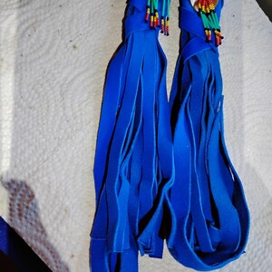 Native American Braid Wraps for Hair Dress and Pow Wow Regaillia ...