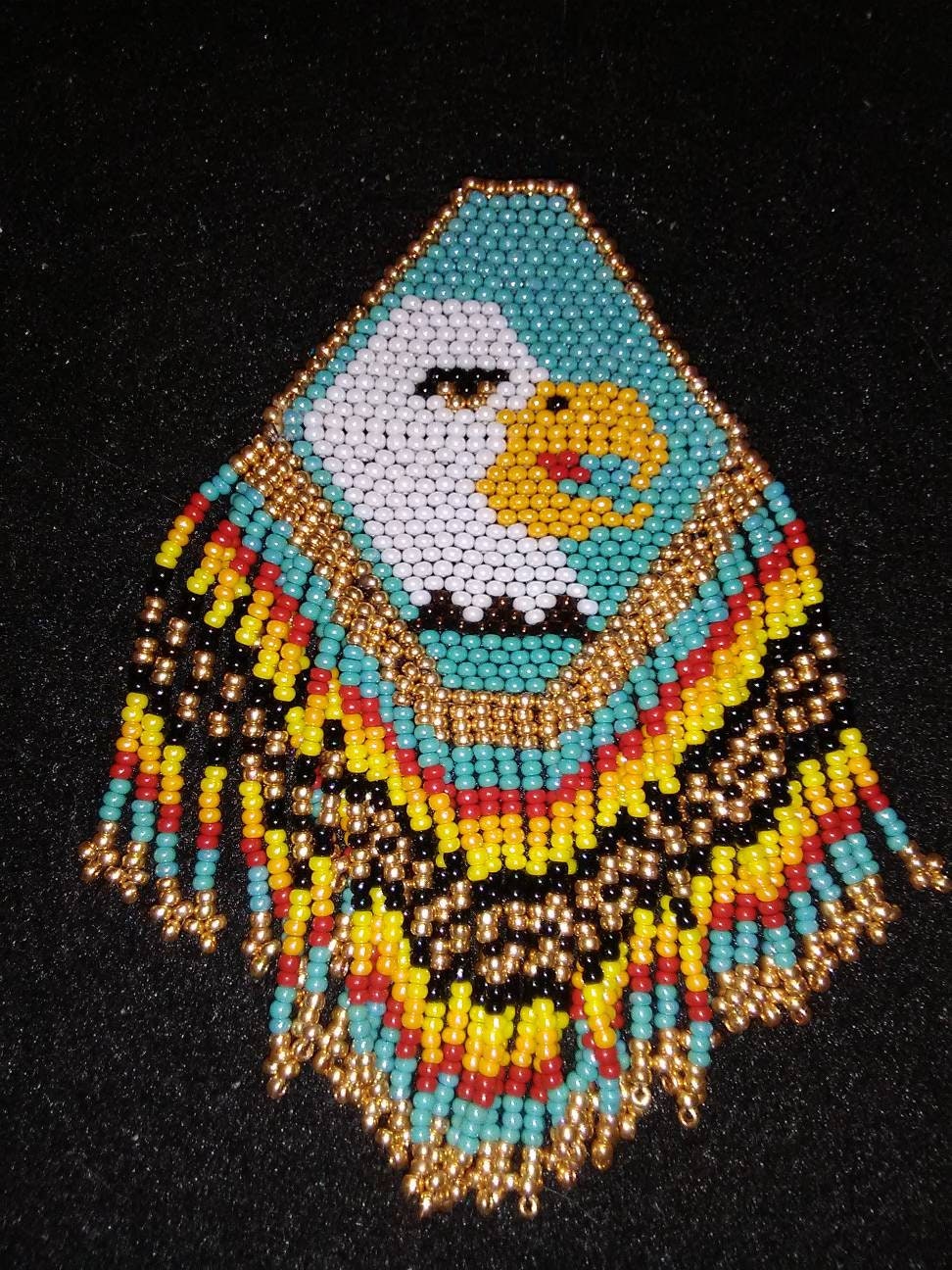 Bald Eagle Head Toe Plugs Beaded Handmade by Me Native - Etsy