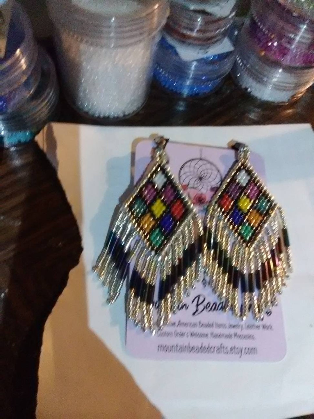 Clip on Apache Ladder Earrings, Smaller Version, Dangle Type, Handmade ...