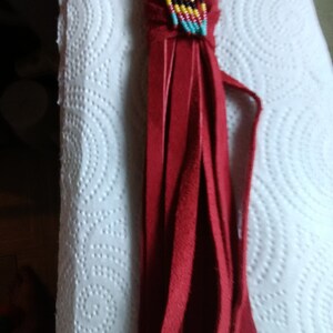 Native American Braid Wraps Handmade by Me Deerskin Suede - Etsy