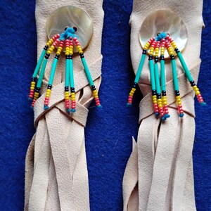 Native American Braid Wraps for Hair Dress and Pow Wow Regaillia ...