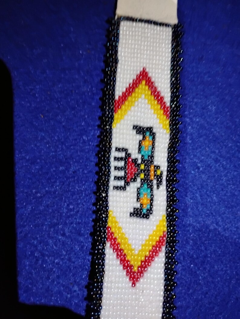 Bracelets Beaded Thunderbird Fluted Native American Cherokee Design ...