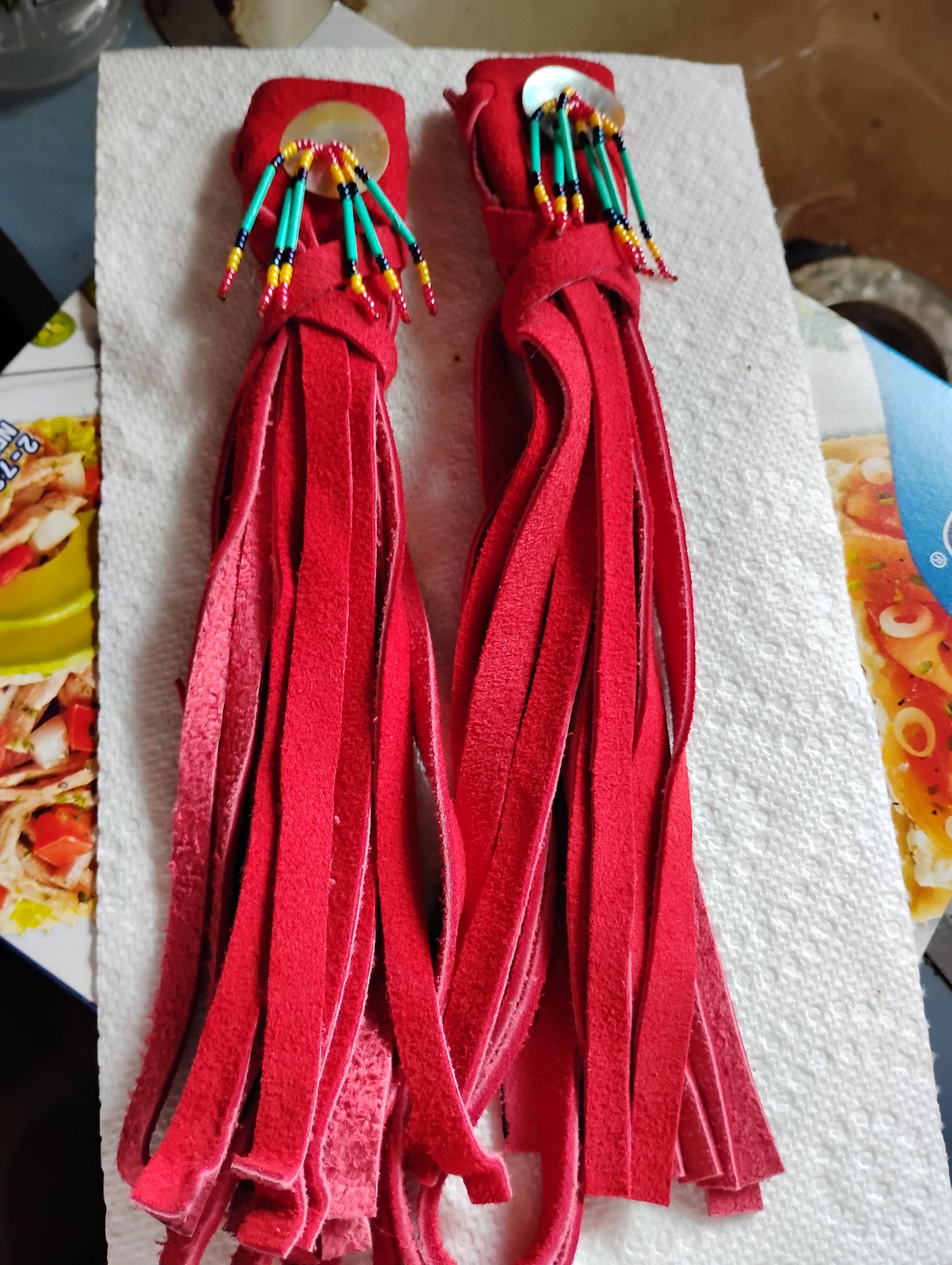 Native American Braid Wraps for Hair Dress and Pow Wow Regaillia ...