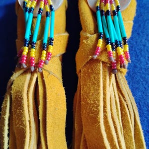 Native American Braid Wraps for Hair Dress and Pow Wow Regaillia ...
