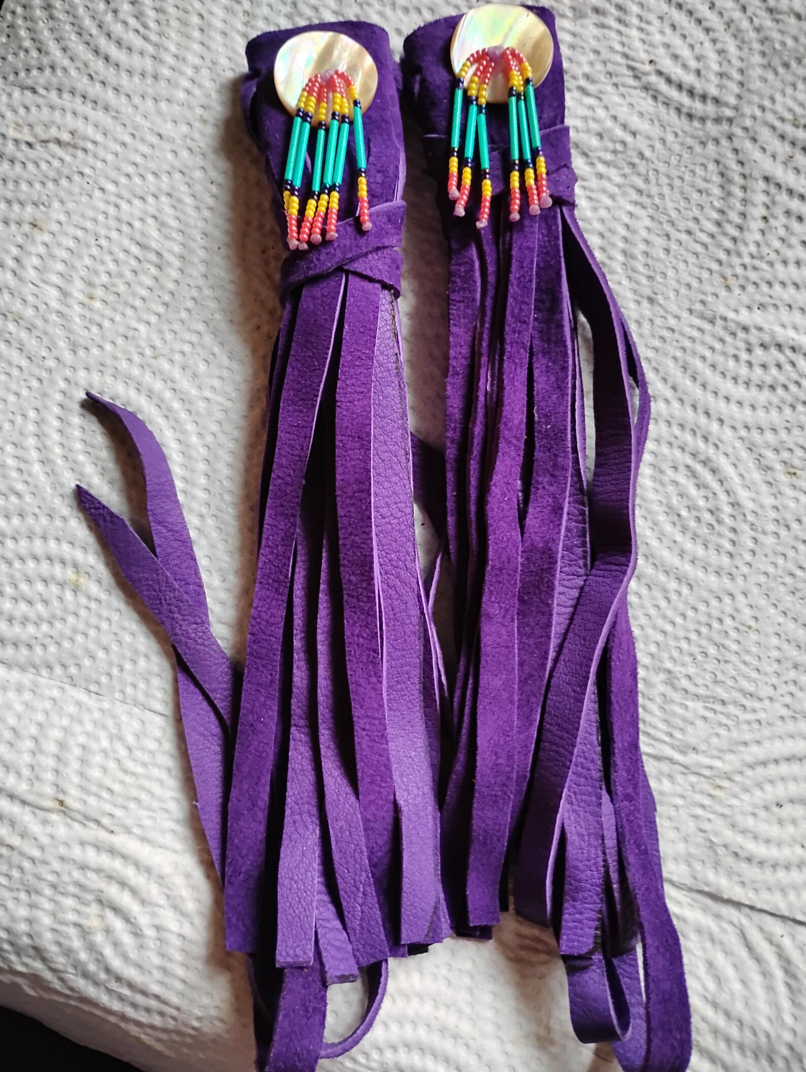 Native American Braid Wraps for Hair Dress and Pow Wow Regaillia ...