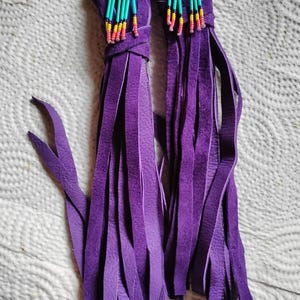 Native American Braid Wraps for Hair Dress and Pow Wow Regaillia ...