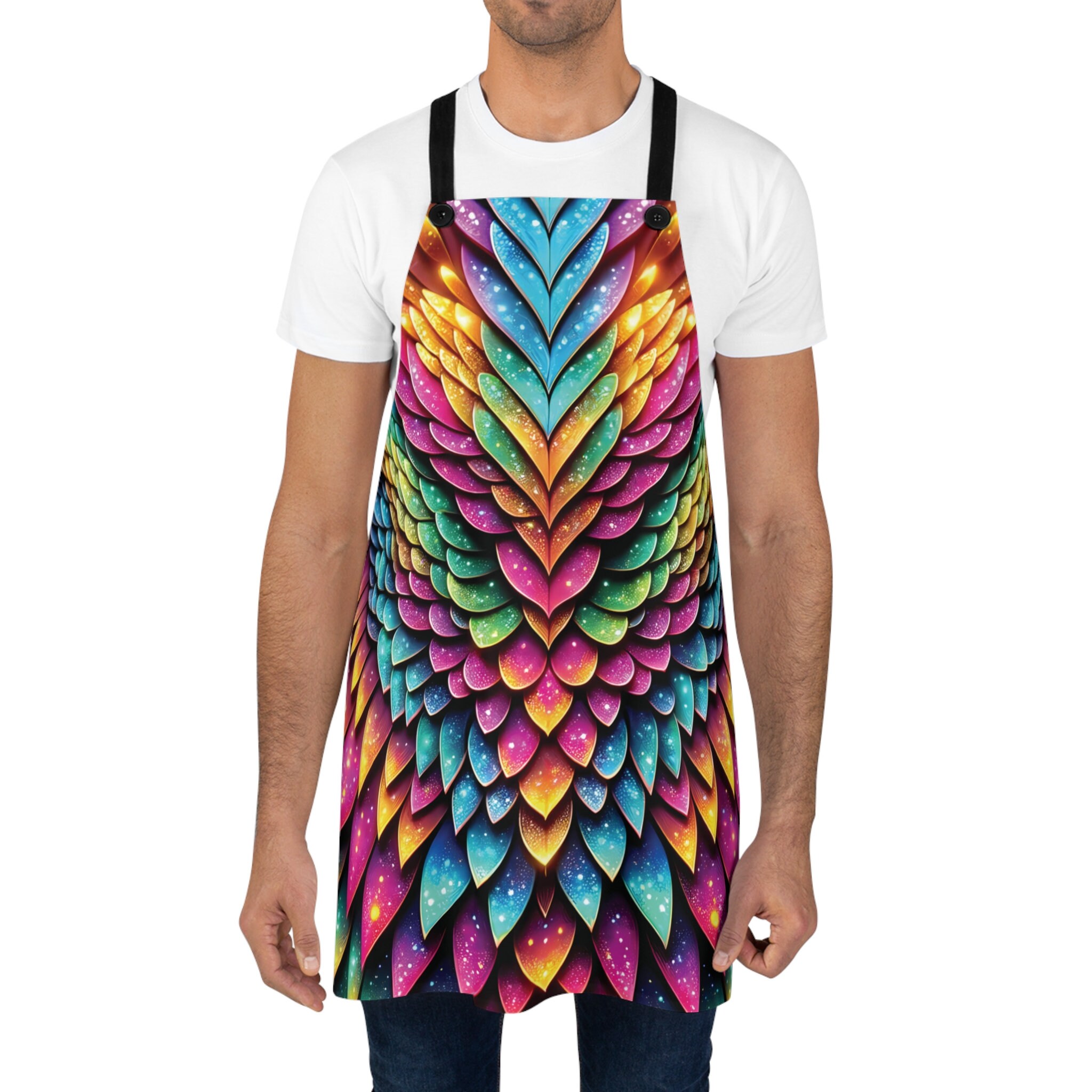 Colorful Dragon Scale Apron - Etsy