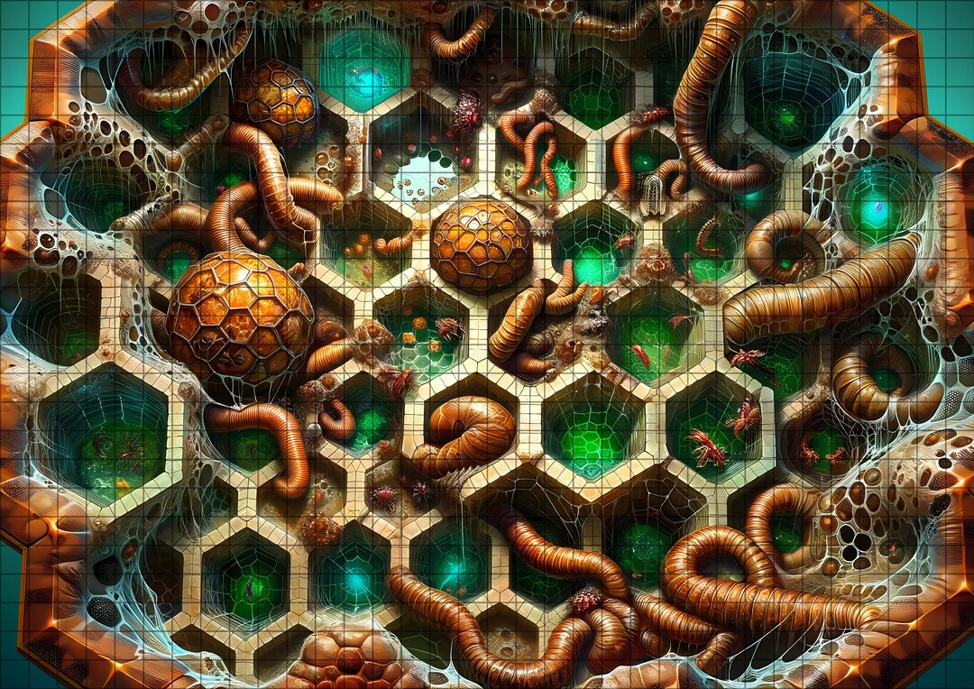Downloadable Dungeons and Dragons D&D Battle Map the Hive TTRPG - Etsy
