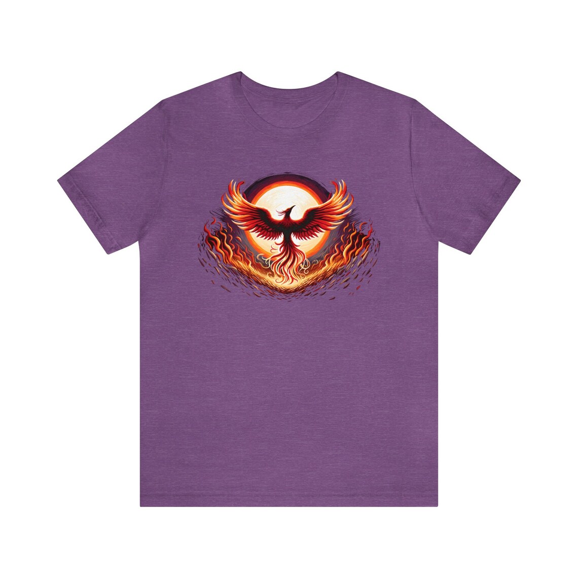 Graphic Tee Fiery Phoenix Unisex Short Sleeve Tee - Etsy