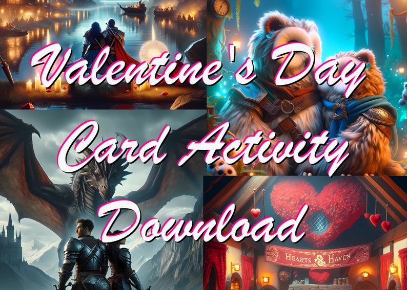 Unique Digital Valentine's Day Cards Dungeons & Dragons Valentines Card ...