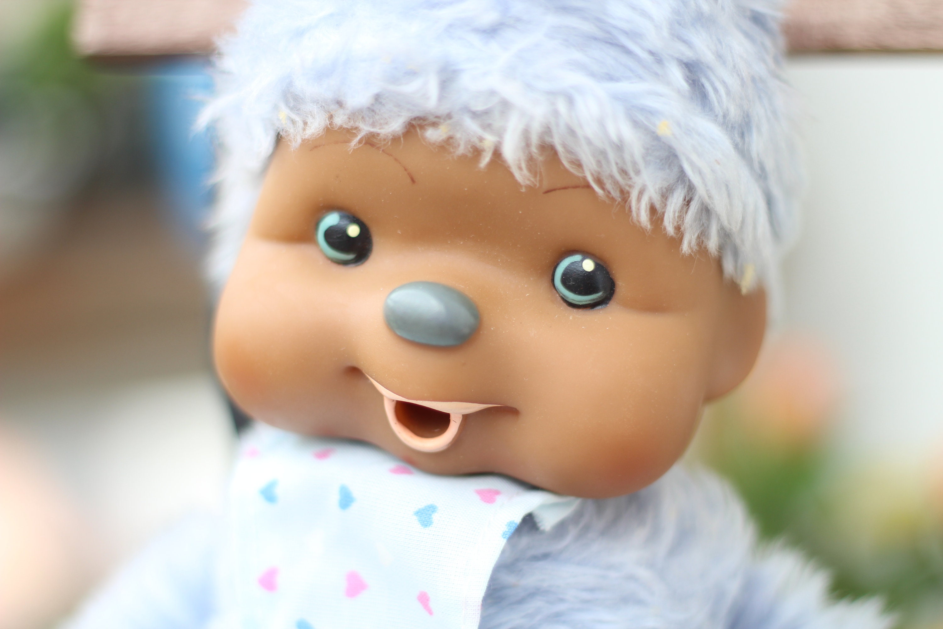 Tiemi Monchhichi Pair Granny and Small White Vintage DDR - Etsy UK