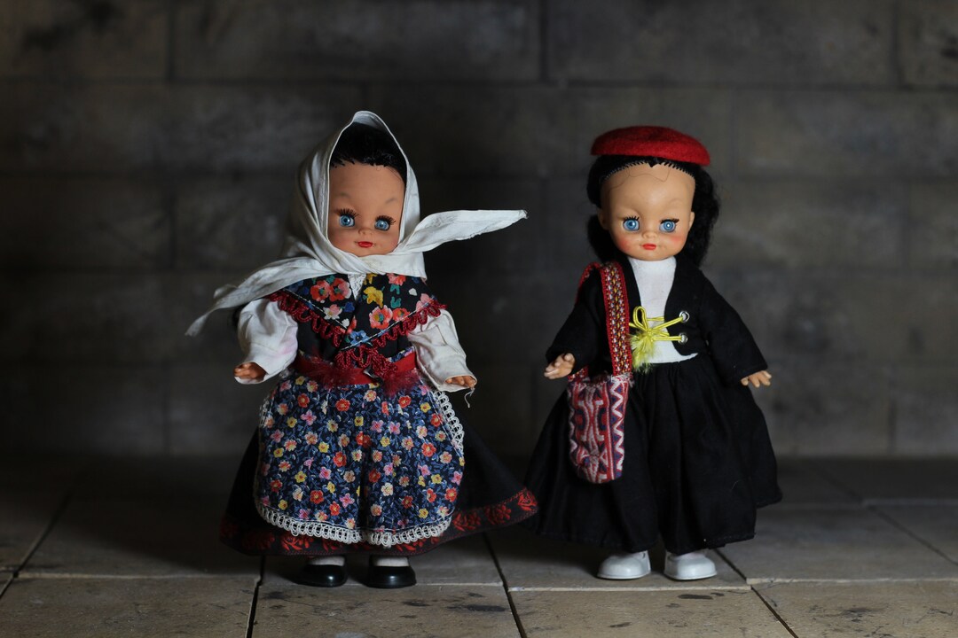 Vintage Ratti Italy Doll Set Made in Italy Beret Wearing Folklore ...
