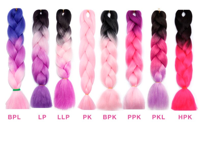 Purple Hair Extensions Clip in Hair Streaks Lavender Mermaid - Etsy