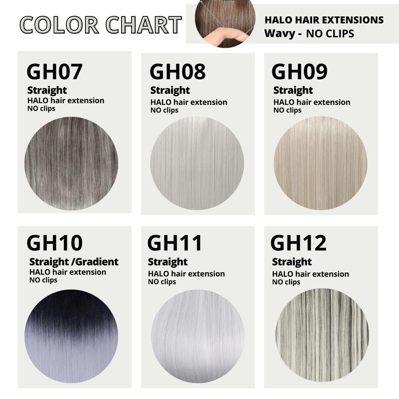 Gray Hair Extensions, Clip in Hair Streaks, Dark Greige Warm Cool Grey ...