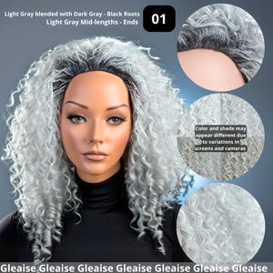 Light Blonde Wig Fluffy Curly Hair Wig Natural Shades Afro Hair Wavy ...