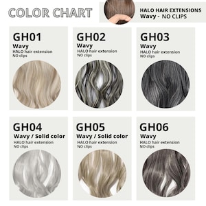Gray Hair Extensions, Clip in Hair Streaks, Dark Greige Warm Cool Grey ...