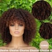Light Blonde Wig Fluffy Curly Hair Wig Natural Shades Afro Hair Wavy ...