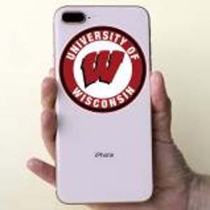 Wisconsin Badgers W Circle Logo Sticker / Vinyl Decal 10 Sizes - Etsy