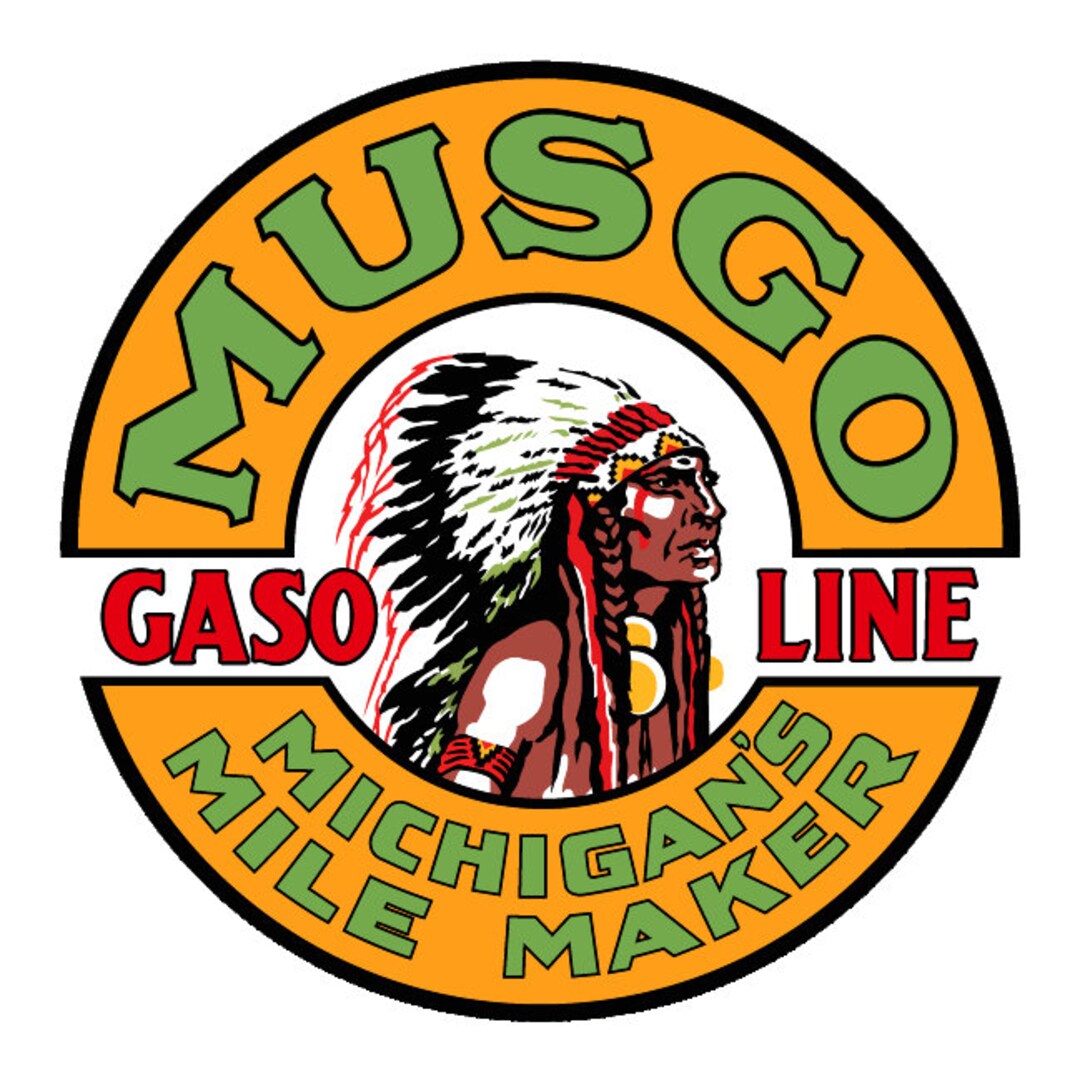 Musgo Gas Logo Vintage Sticker / Vinyl Decal 10 Sizes Free Shipping - Etsy