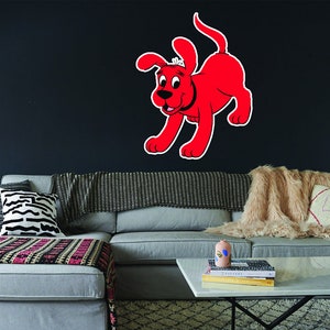 Clifford the Big RED Dog Logo Sticker / Vinyl Decal 10 Sizes Free ...