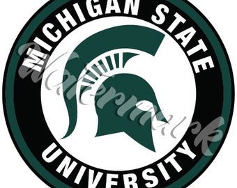 Michigan State Spartans Decal - Etsy