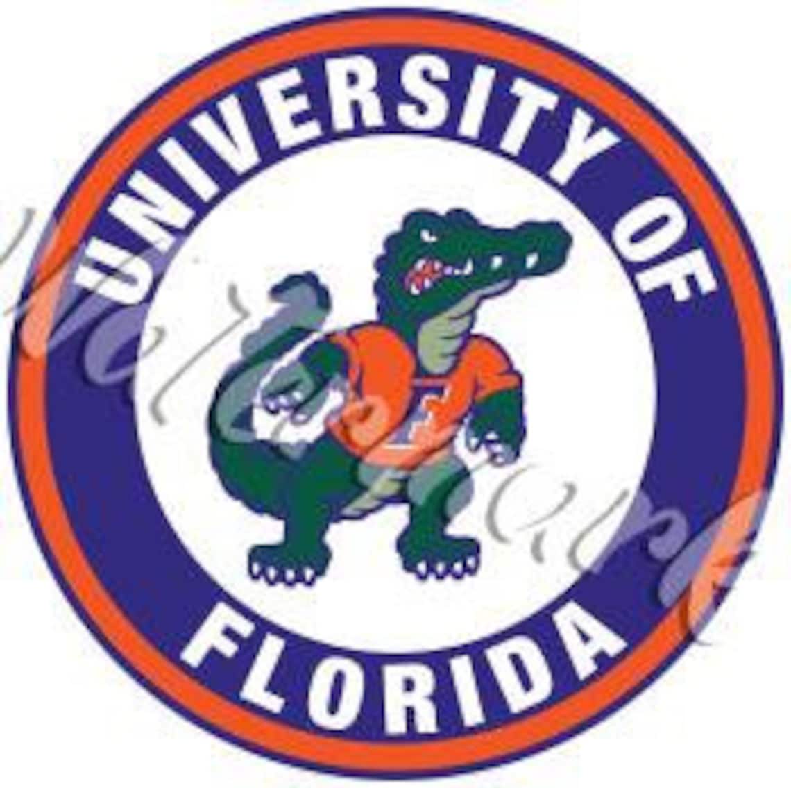 Florida Gators Circle Logo Sticker / Vinyl Decal 10 Sizes | Etsy