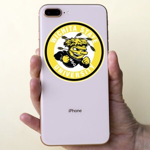 Wichita State University Wushock Circle Logo Sticker / Vinyl Decal 10 ...