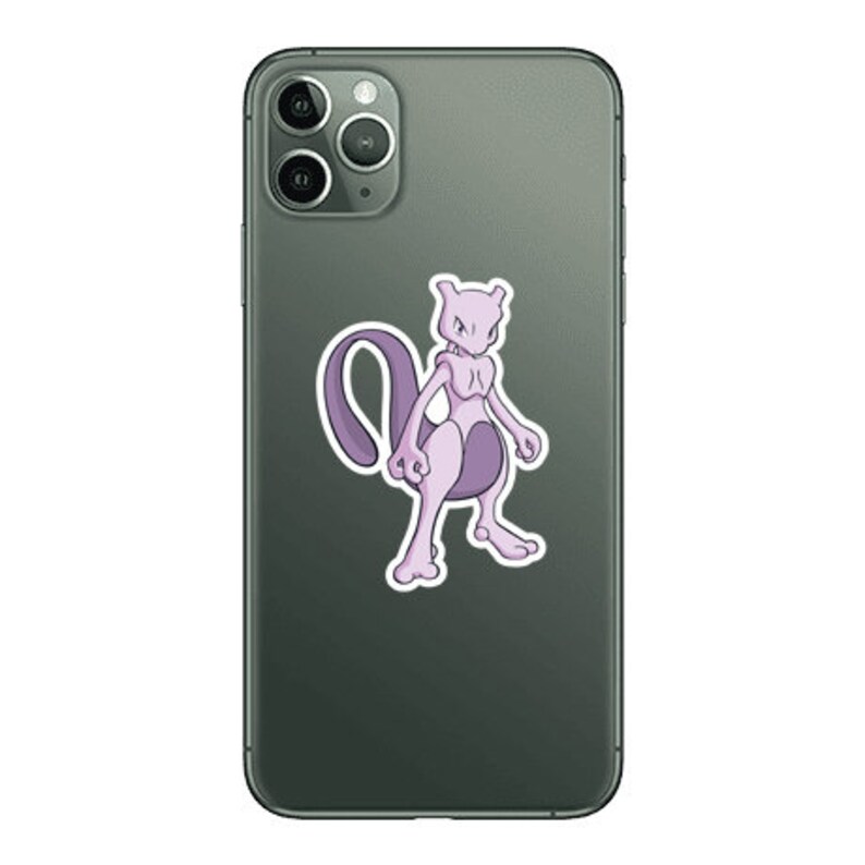 Mewtwo Pokemon Stickers / Mewtwo Vinyl Decal 10 Sizes - Etsy