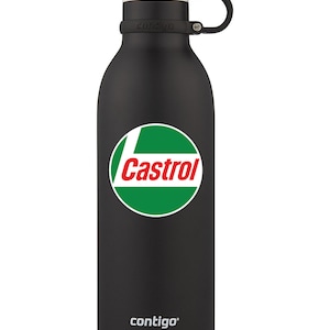 Castrol Oil Gas CIRCLE Vintage Logo Sticker / Vinyl Decal 10 Sizes Free ...