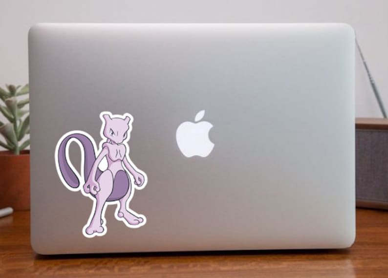 Mewtwo Pokemon Stickers / Mewtwo Vinyl Decal 10 Sizes - Etsy