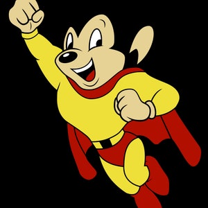 Mighty Mouse Main Logo Sticker / Vinyl Decal 10 Sizes - Etsy