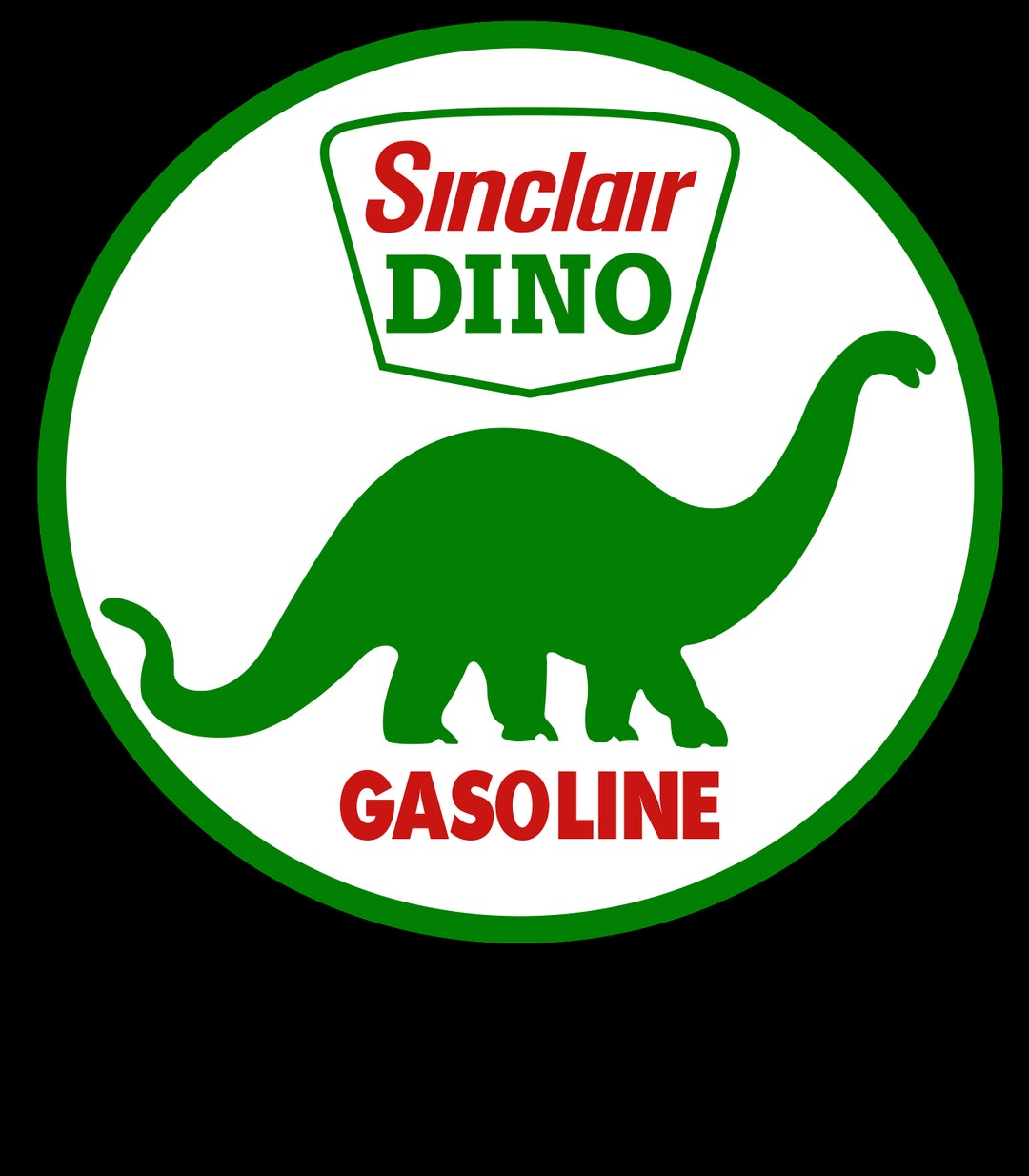 Sinclair Gas Oil CIRCLE Sticker Logo Sticker / Vinyl Decal 10 Sizes - Etsy