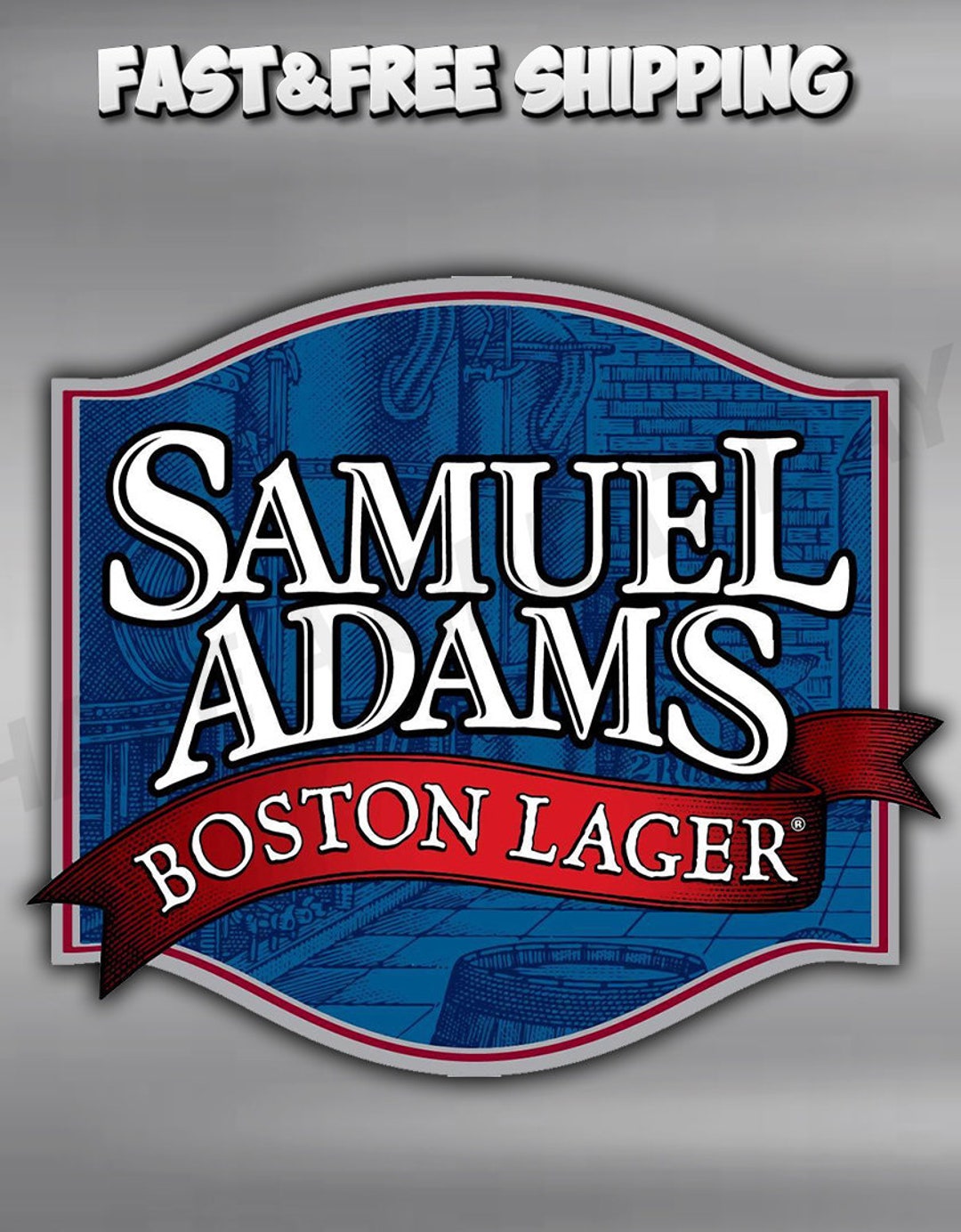 Samuel Adams Beer Lager Main Logo Vinyl Decal / Sticker 10 Sizes Free ...