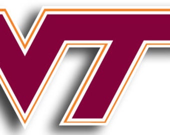 Virginia Tech Sticker - Etsy