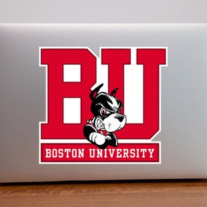 Boston University Terriers Logo Sticker / Vinyl Decal 10 Sizes Free ...
