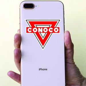 Conoco Vintage Gas Oil Main Vintage Logo Sticker / Vinyl Decal 10 Sizes ...