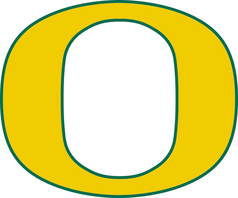Oregon Ducks O Logo Sticker / Vinyl Decal 10 sizes | Etsy