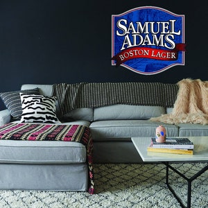 Samuel Adams Beer Lager Main Logo Vinyl Decal / Sticker 10 Sizes Free ...