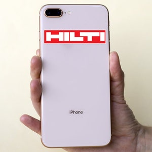 HILTI Tools Main Logo Sticker / Vinyl Decal 10 Sizes Free Shipping - Etsy