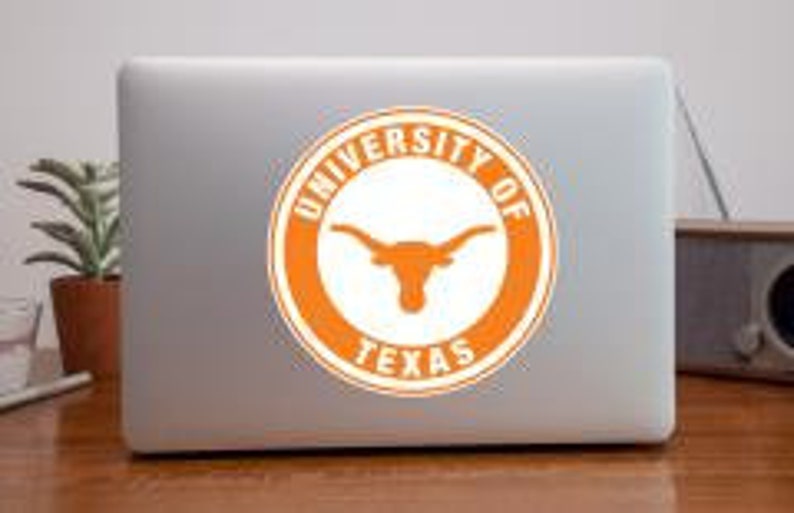 University of Texas Longhorns Circle Logo Sticker / Vinyl - Etsy