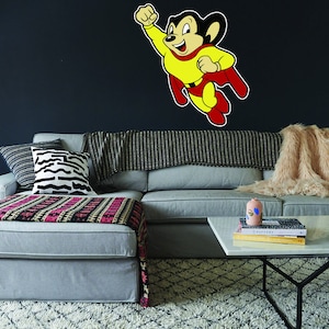 Mighty Mouse Main Logo Sticker / Vinyl Decal 10 Sizes - Etsy