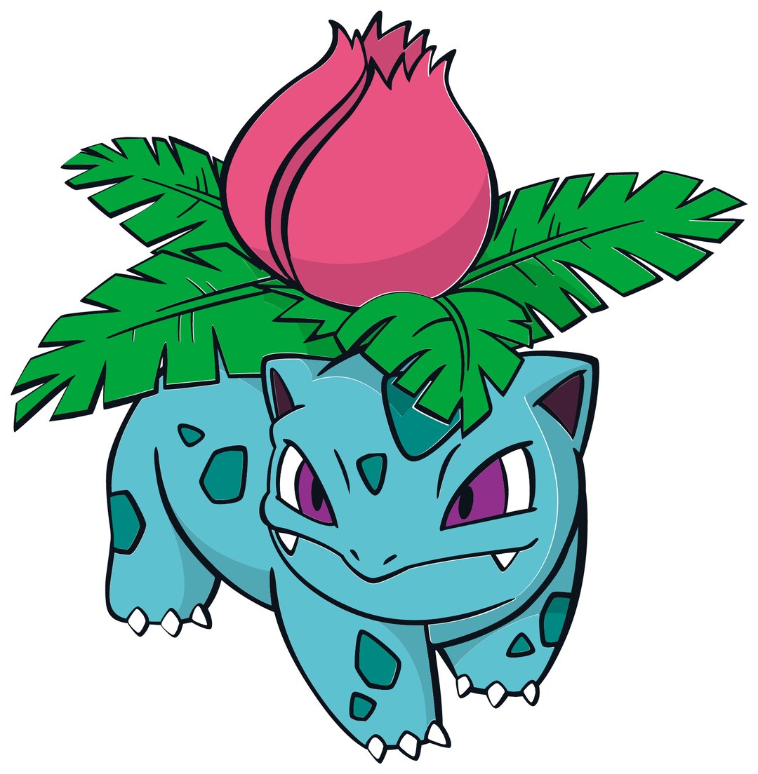 Ivysaur Pokemon Stickers / Ivysaur Vinyl Decal 10 Sizes - Etsy