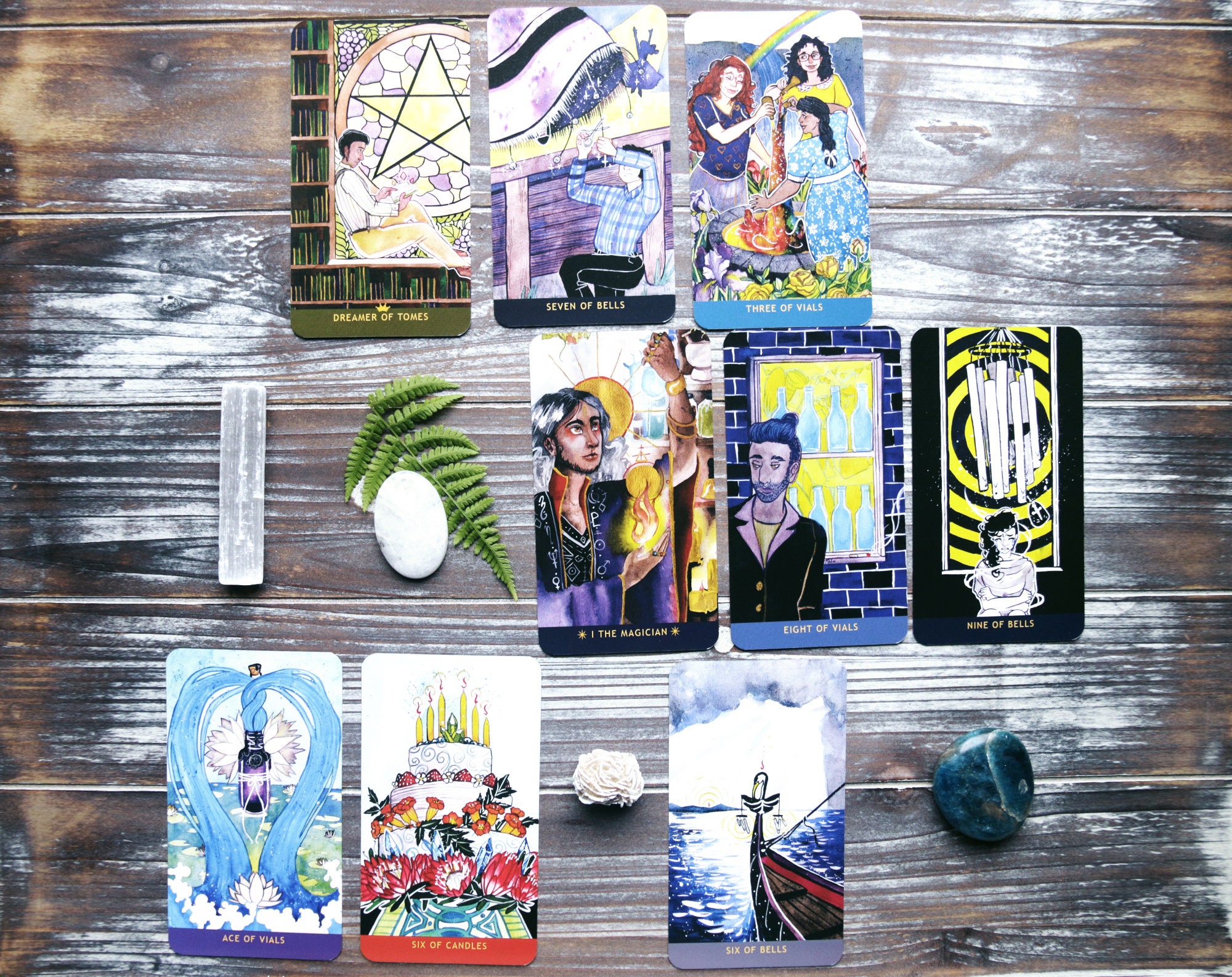 Tarot Cards Indicating Love Triangle